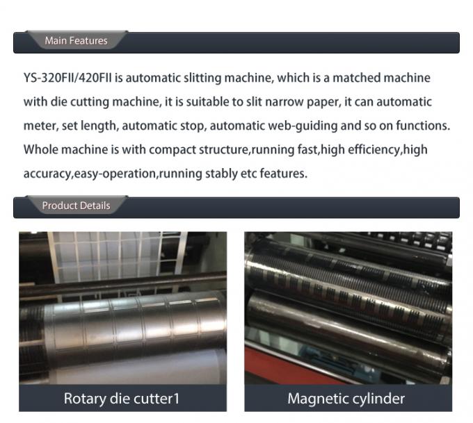 120m/Min Automatic Rotary Die Cutting Machine Rotary Label Die Cutter ...