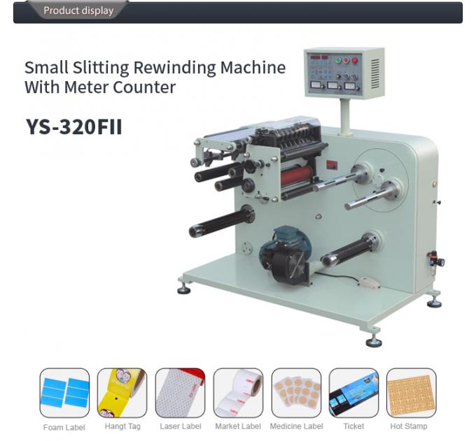 2kw Automatic Label Slitter Label Slitting Machine With Rewinder