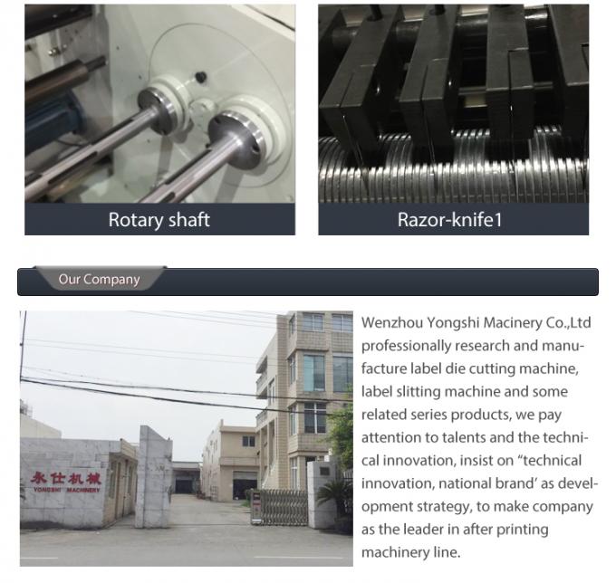 2kw Automatic Label Slitter Label Slitting Machine With Rewinder