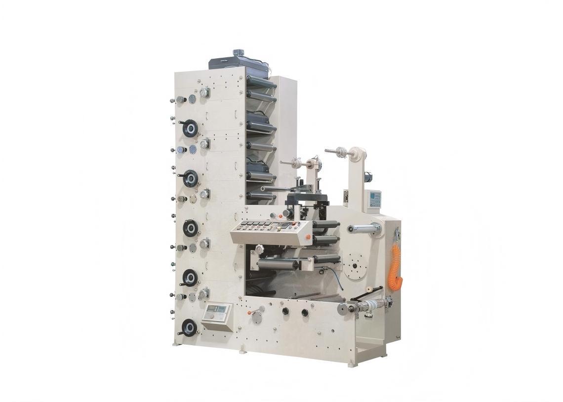 Automatic Lable Flexo Printing Machine For 4 Colors With CI Structure
